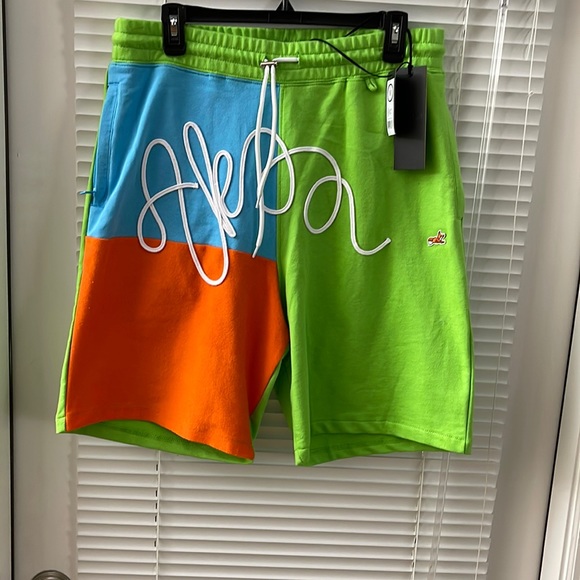 Akoo | Shorts | Akoo Recognize Green Flash Elastic Drawstring Waist 8 ...